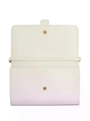 Burberry Rider Leather Wallet With Chain Strap