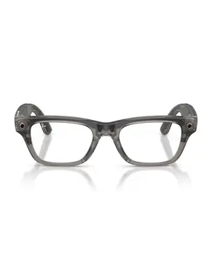 RAY-BAN META Blayzer Optics Eyeglasses - Transparent Ice Gray