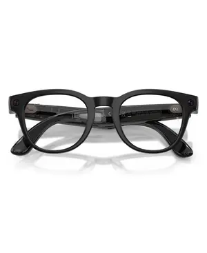 RAY-BAN META Scriber Optics Eyeglasses - Transparent Black