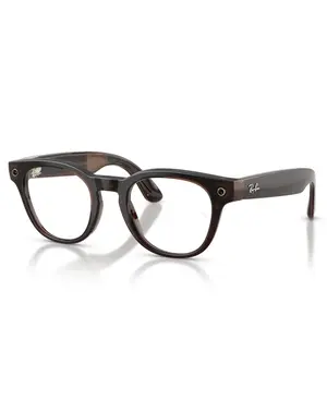 RAY-BAN META Scriber Optics Eyeglasses - Transparent Umber