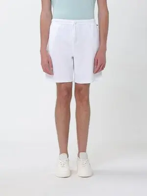 BOSS Textured Drawstring Shorts - White