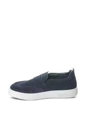 Armani Exchange Suede Penny Loafers