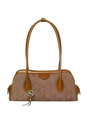 Calvin Klein Emblem Monogram-pattern Tote Bag