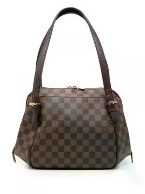 LOUIS VUITTON Damier Ebene Belem Mm Shoulder Bag - Brown