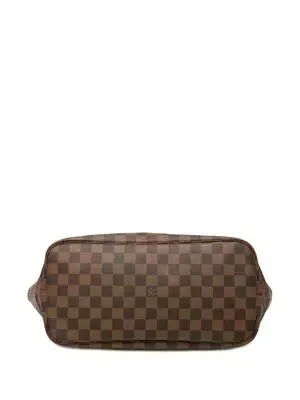 LOUIS VUITTON Damier Ebene Neverfull Mm Tote Bag
