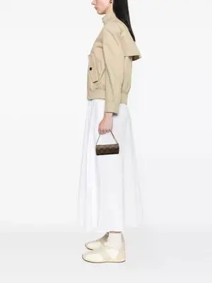 LOUIS VUITTON Monogram Papillon Pochette Handbag - Brown