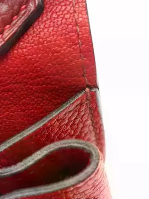 Hermès Clemence Jypsiere 28 Bag - Red