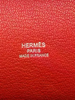 Hermès Clemence Jypsiere 28 Bag - Red