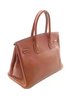 Hermès 2005 Clemence Birkin Retourne 30 Handbag - Brown