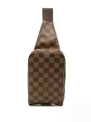 LOUIS VUITTON Damier Ebene Geronimos Crossbody Bag