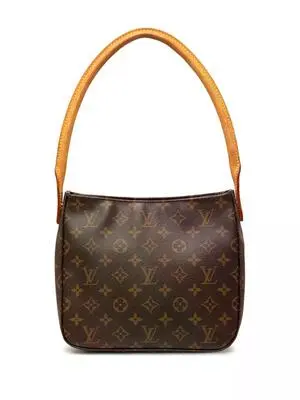 LOUIS VUITTON Monogram Looping Mm Shoulder Bag - Brown
