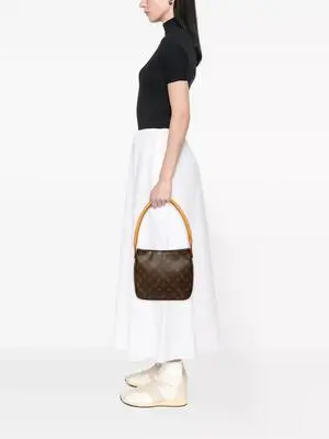 LOUIS VUITTON Monogram Looping Mm Shoulder Bag - Brown