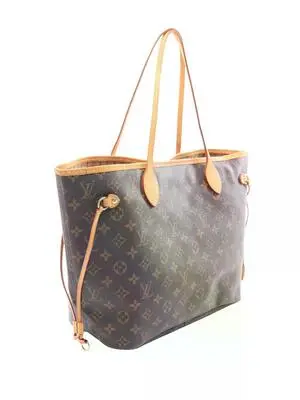 LOUIS VUITTON Monogram Neverfull Mm Tote Bag - Brown