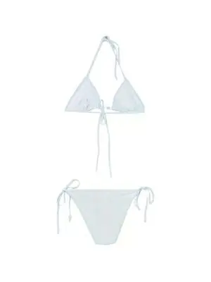 Hunza G Gina Beaded Bikini - Blue