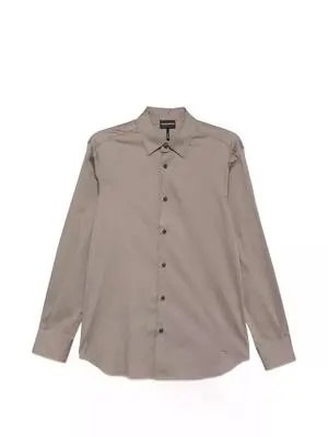 Emporio Armani Spread Collar Shirts For Men