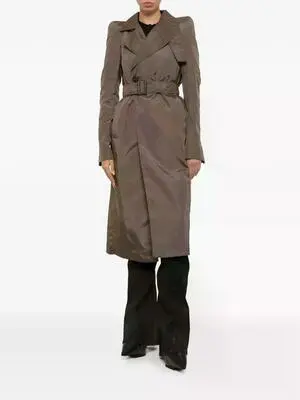 Rick Owens Maria Asymmetric Trench Coat