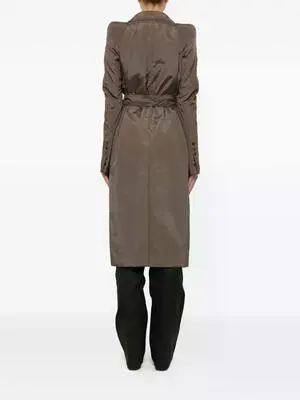 Rick Owens Maria Asymmetric Trench Coat