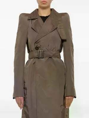 Rick Owens Maria Asymmetric Trench Coat