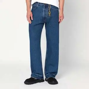 DARKPARK Straight Leg Jeans With Detachable Keychain