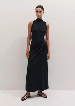 ME+EM Knot Detail Maxi Skirt