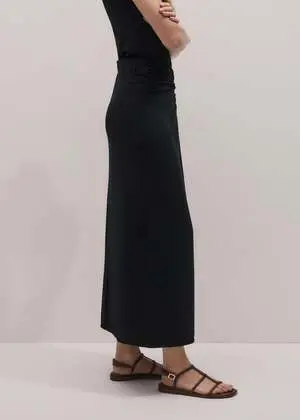 ME+EM Knot Detail Maxi Skirt