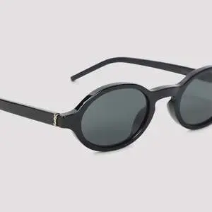 Saint Laurent Oval Sunglasses - Black