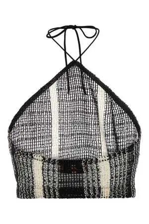 Missoni Embroidered Mesh Top - Multicolor