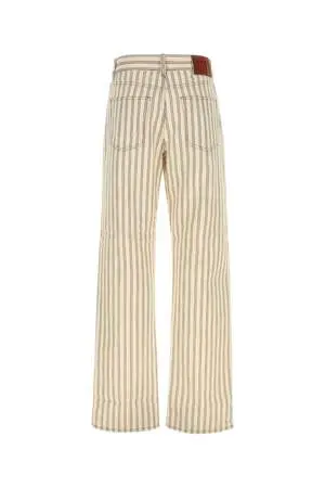 Fendi Embroidered Cotton Pants