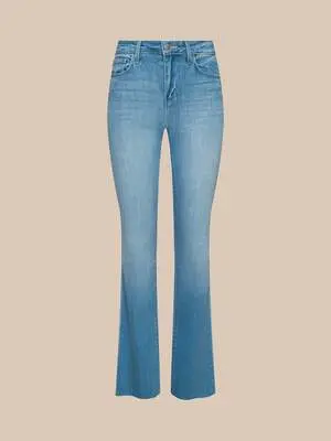 L'Agence Ruth Straight-leg Jean In Light Indigo