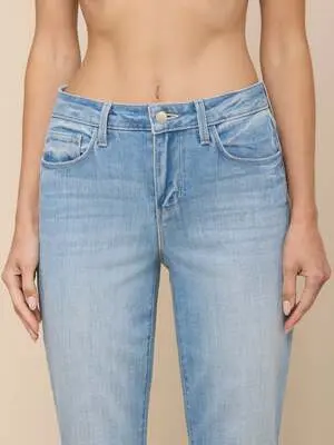 L'Agence Ruth Straight-leg Jean In Light Indigo