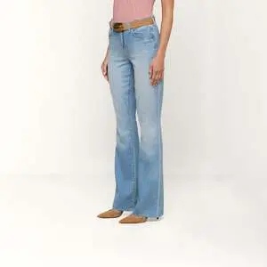 L'AGENCE Ruth Straight-leg Jean In Light Indigo
