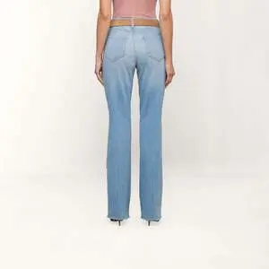 L'AGENCE Ruth Straight-leg Jean In Light Indigo