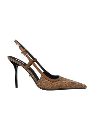 Jacquard Slingback Pumps
