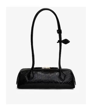 Alaïa Le Teckel Small Shoulder Bag - Black
