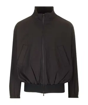 Fear Of God Logo Detailed Zipped Bomber Jacket