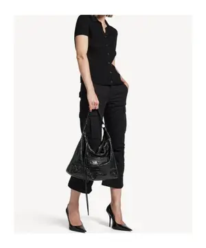 Balenciaga Le City Hobo Bag - Black