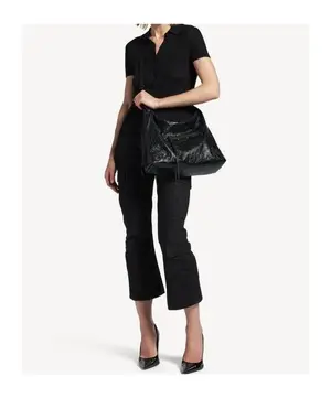 Balenciaga Le City Hobo Bag - Black