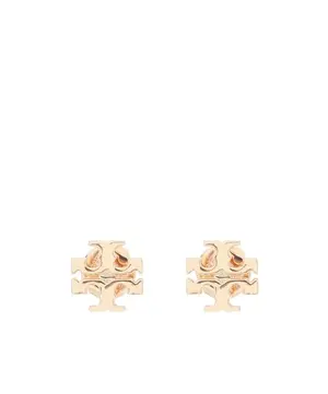 Tory Burch Double T-motif Polished Finish Earrings
