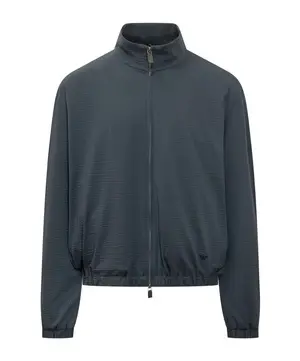 Emporio Armani Textured Zip Blouson Jacket