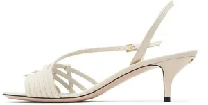 Valentino Garavani Logo High-heeled Sandals - Nude