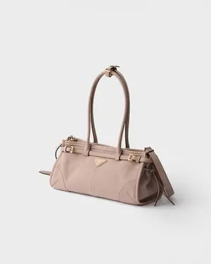 Prada Bonnie Buckled Tote Bag - Water Lily Color