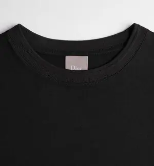 Dior T-shirt With Embroidery, Relaxed Fit - Black