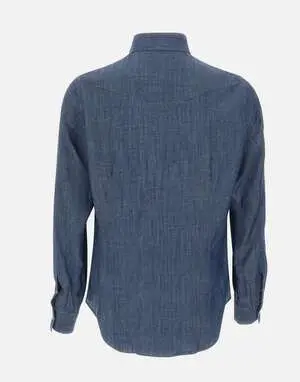 Eleventy Snap-front Western Shirt