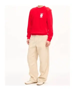Kenzo Emblem Embroidered Cotton Sweatshirt