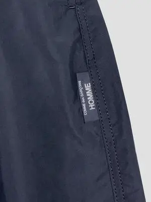 Comme Des Garçons Elastic Waist Casual Pants With Flap Pockets