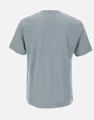 Eleventy Contrast Trim Short Sleeved Knitted T-shirt