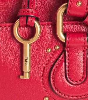 Chloé Small Leather Paddington Top-handle Bag - Red
