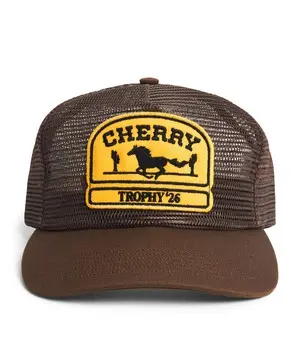 CHERRY LOS ANGELES Mesh Patch Trucker Cap