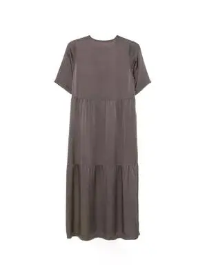 PRIVATE 0204 Tiered Tie-fastening Dress