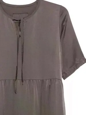 PRIVATE 0204 Tiered Tie-fastening Dress